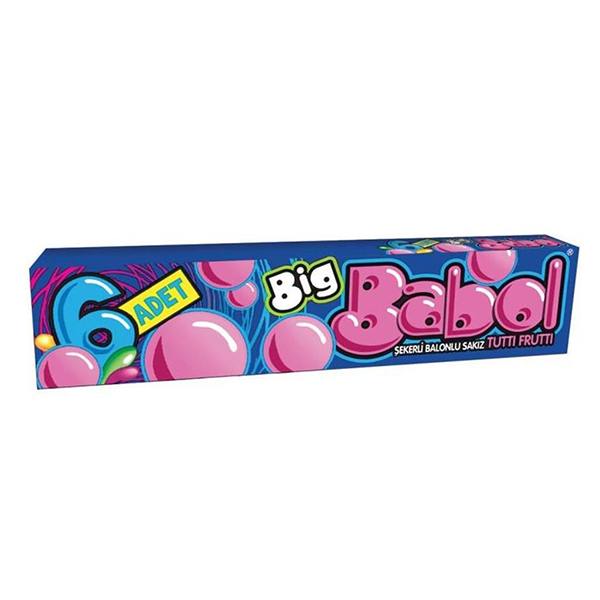 BIG BABOL STICK TUTTI FRUTTI 27GR